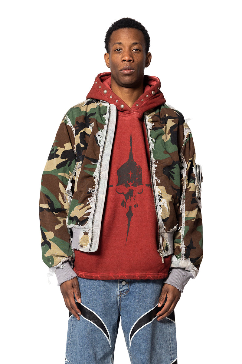 BURNT TANGO CHARLIE BOMBER MULTI BURN – ANSH46